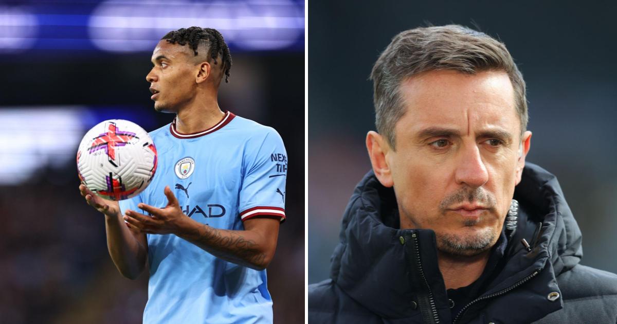Gary Neville says he was 'amazed' Pep Guardiola played Manuel Akanji on ...