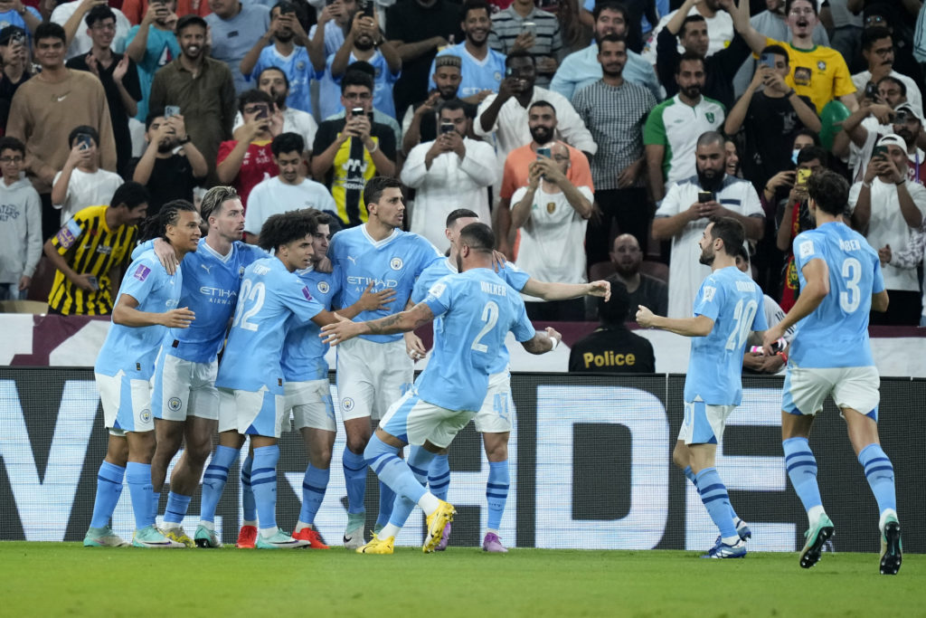 What Manchester City fans could be heard chanting during 4-0 FIFA Club ...